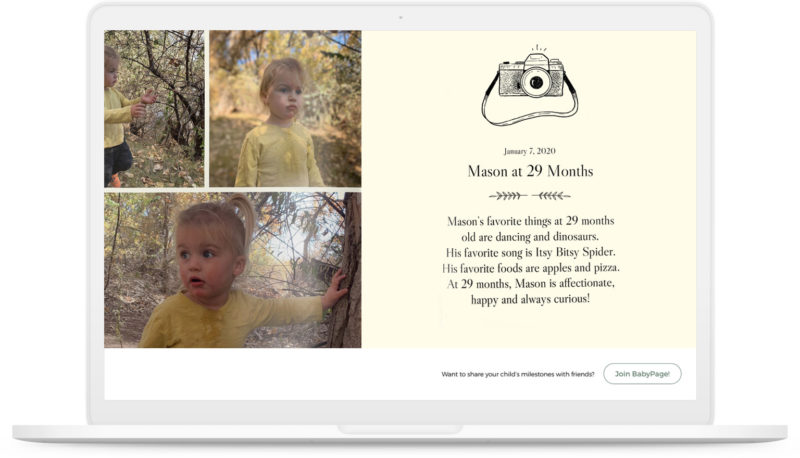 BabyPage | Custom Baby Books